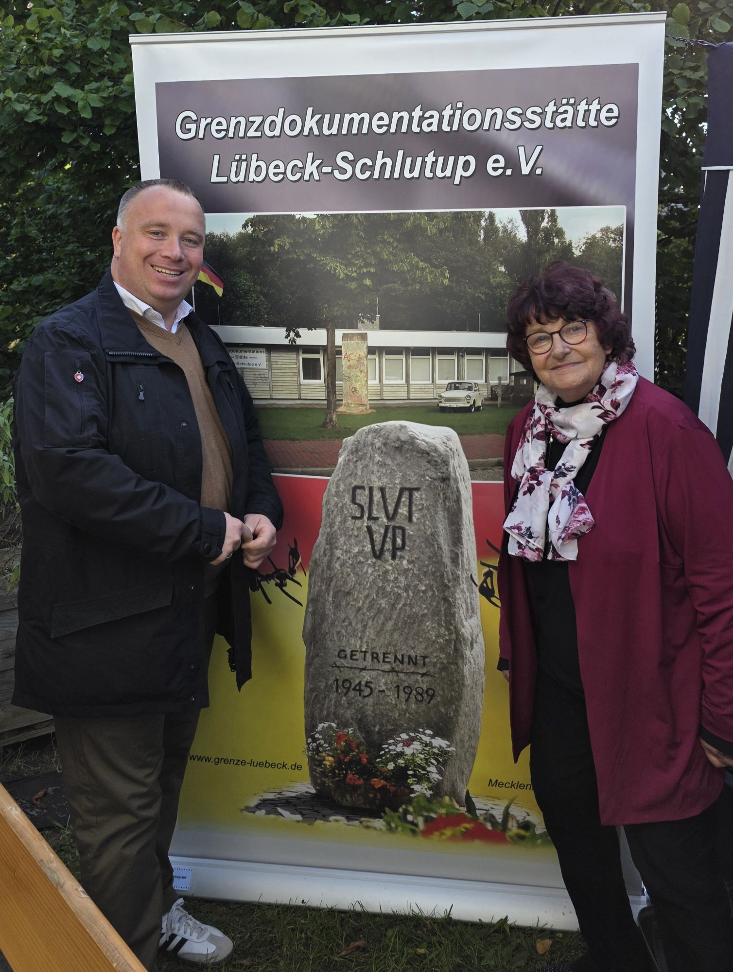 9. November an der Grenzübergangsstelle Schlutup – Jens Zimmermann